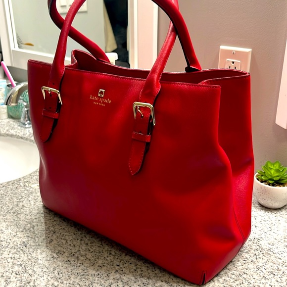 kate spade | Bags | Kate Spade Red Tote Purse | Poshmark
